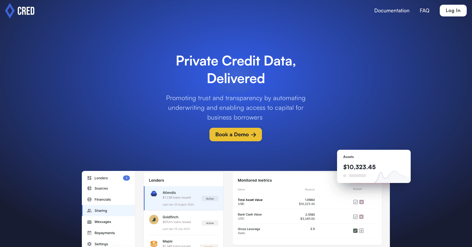 Cred Protocol - Credit Data Infrastructure
