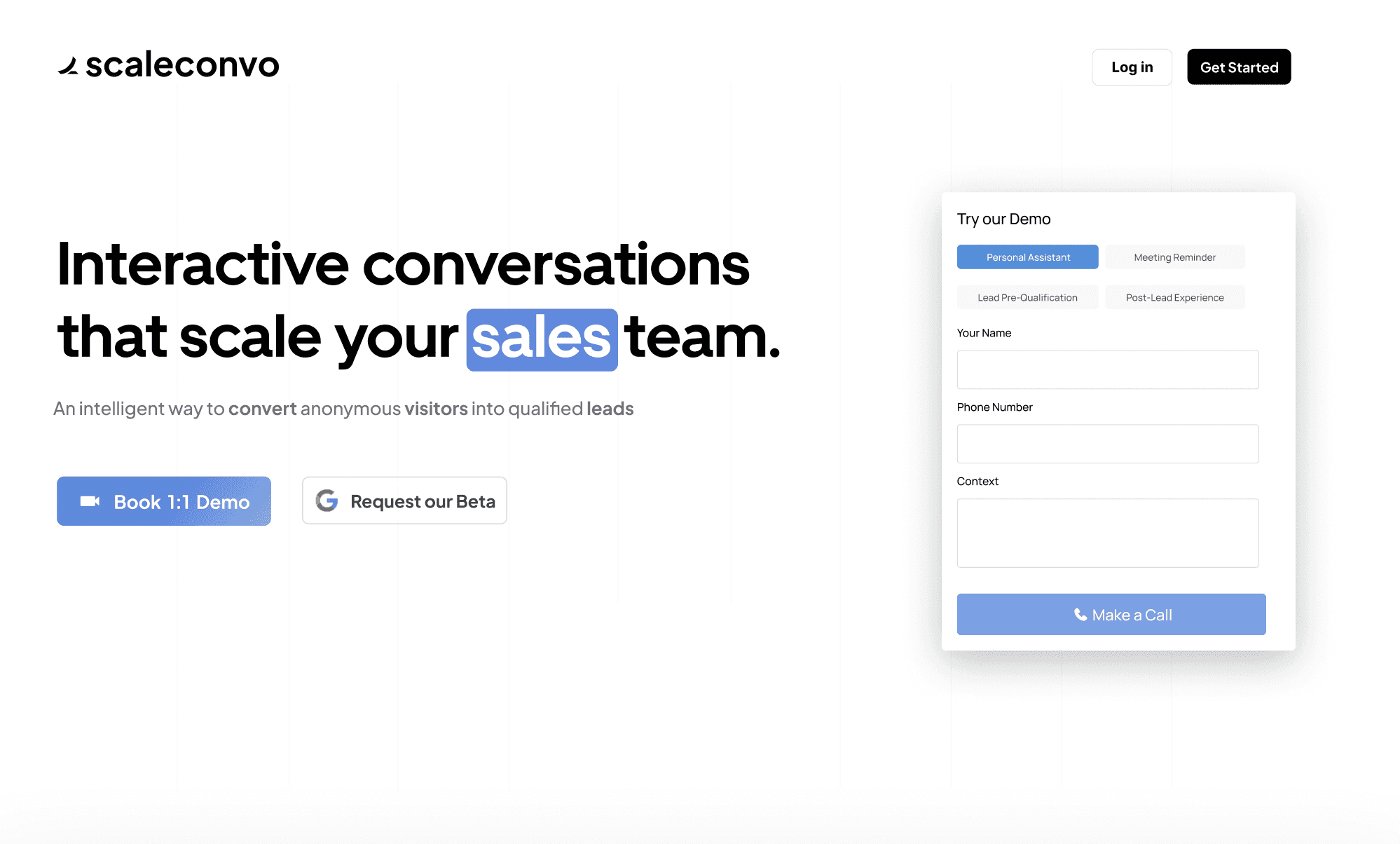 ScaleConvo | Omnichannel AI conversations