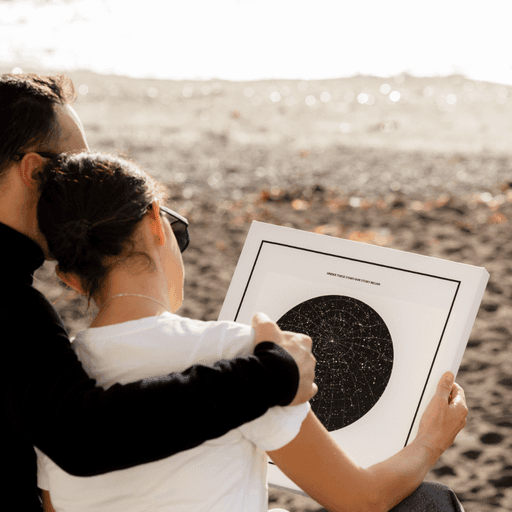 Canvas Prints - The Night Sky - Custom Star Maps