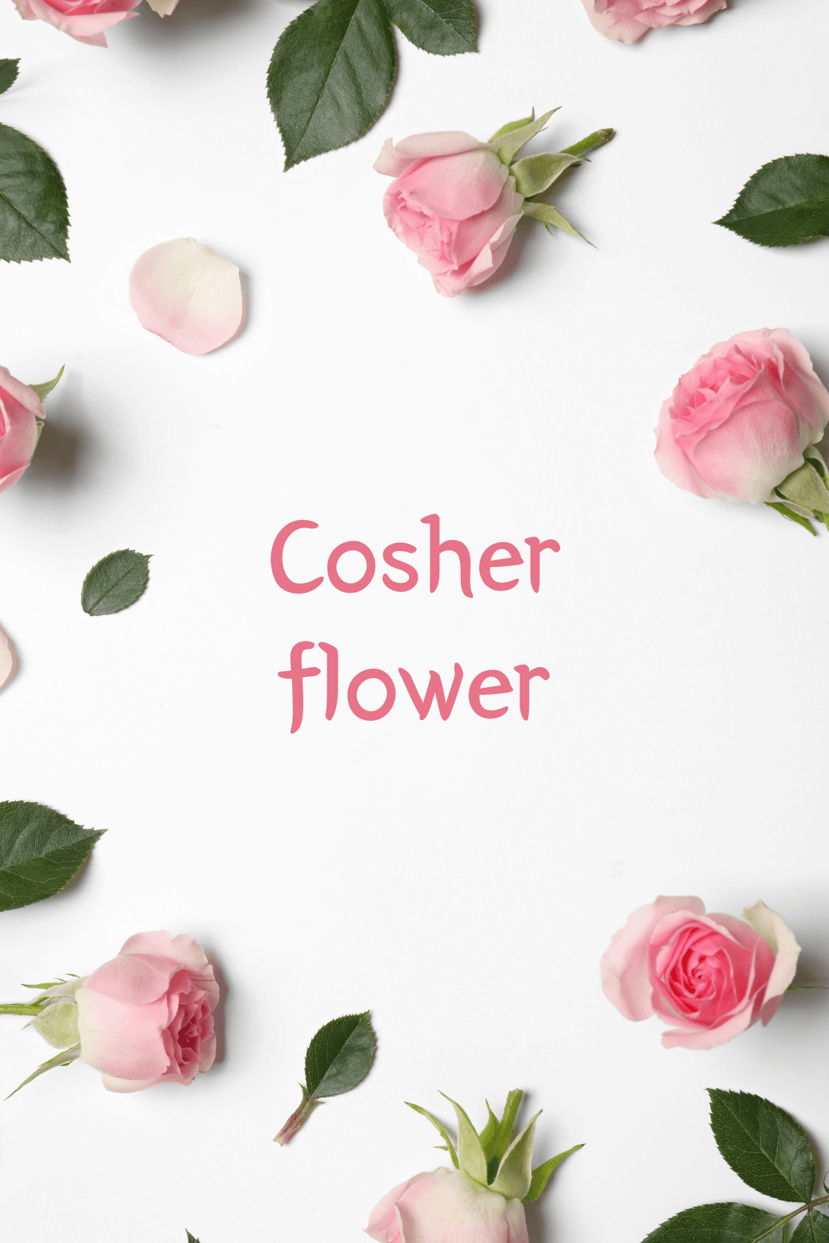Cosher - Eco friendly Handmade Flower