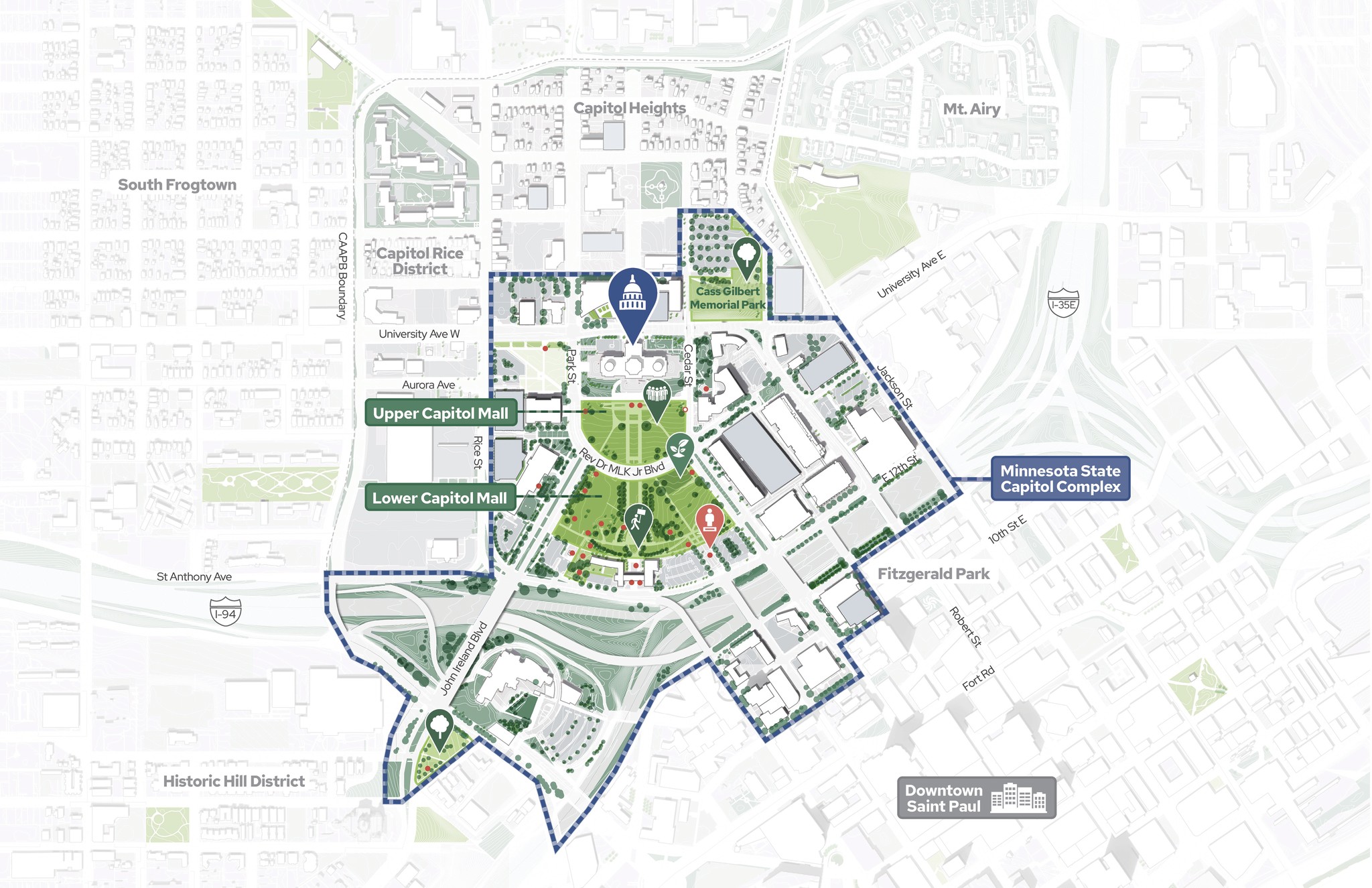 Minnesota State Capitol Mall Design Framework