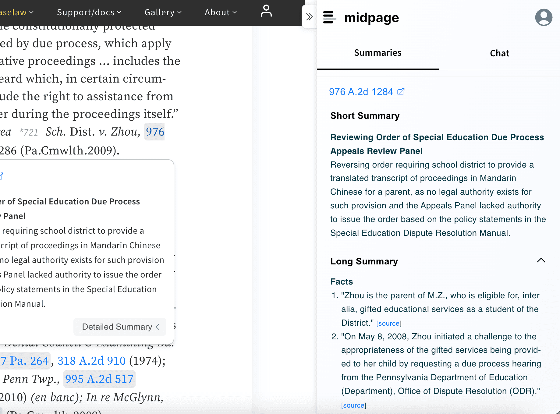 midpage | A new way to read decisions and write briefs, powered by GPT-4