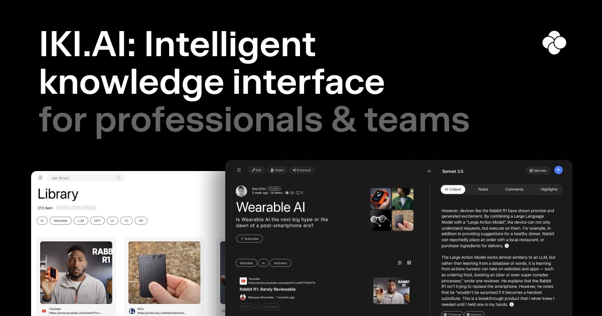 IKI AI – Intelligent Knowledge Interface