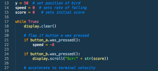 micro:bit Flappy Bird Game - My Framer Site