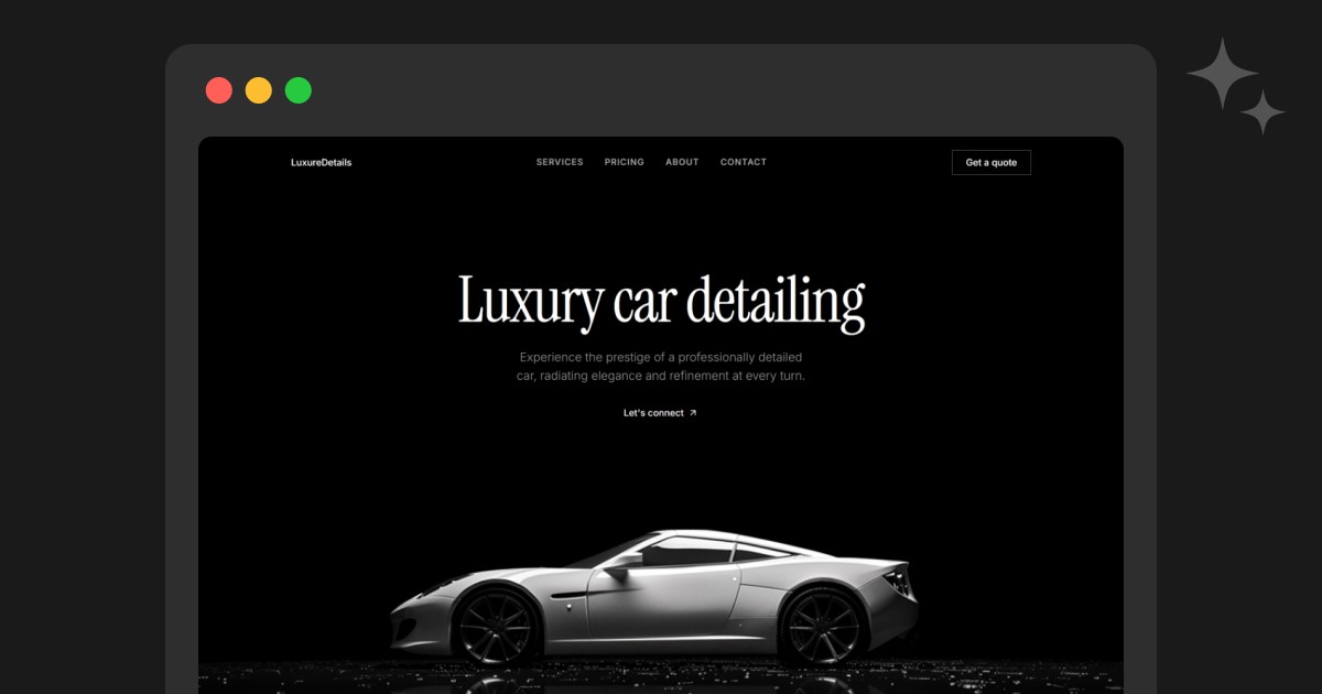 Car Detailing AI Website Prompt — Websiteprompts.ai