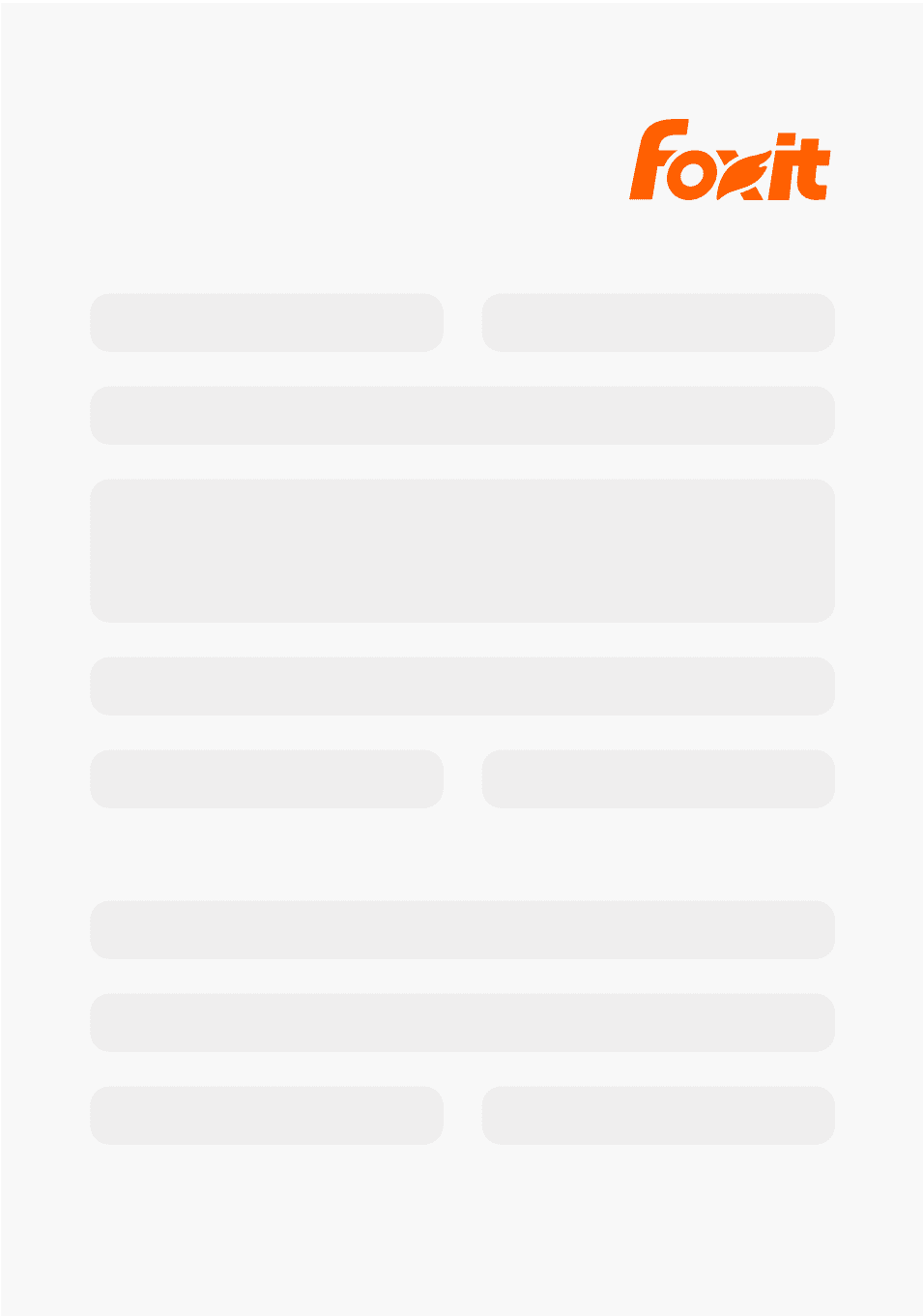 Foxit Brand Introduction