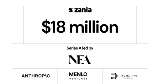 Announcing Zania's $18M Series A - Zania | AI Compliance Agents