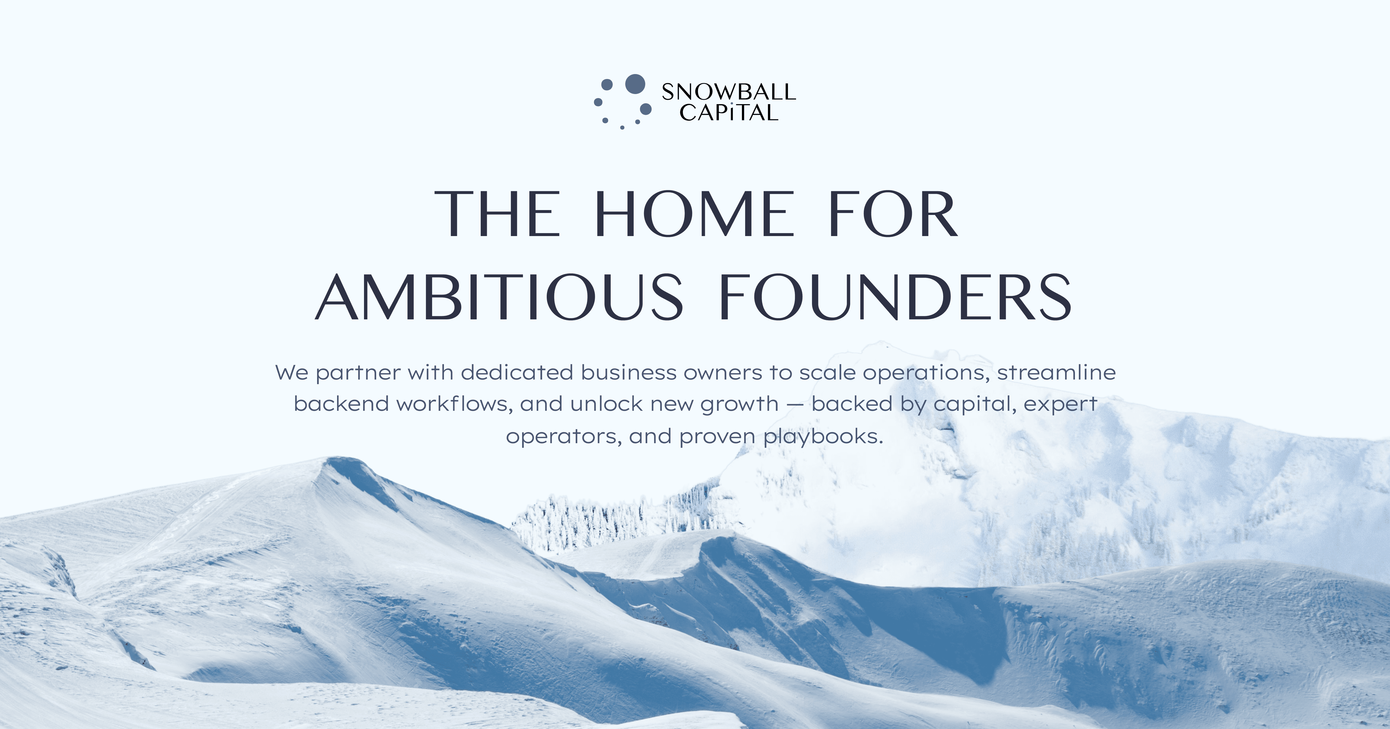 Snowball Capital - Invest in Compounding Growth