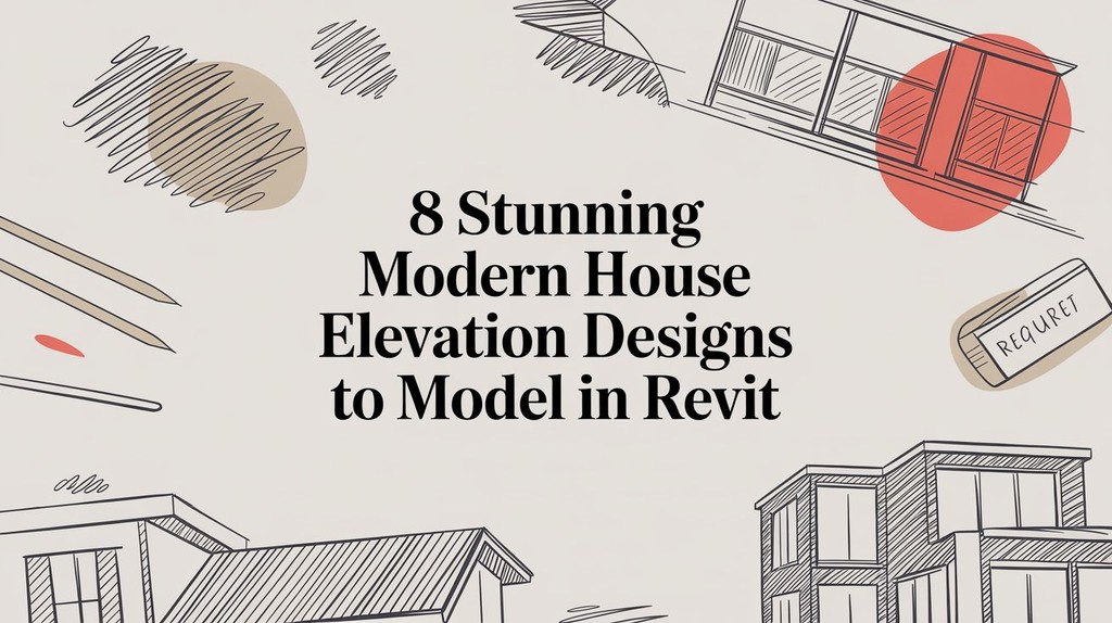 8 Stunning Modern House Elevation Designs to Model in Revit | Vibe3D Blog