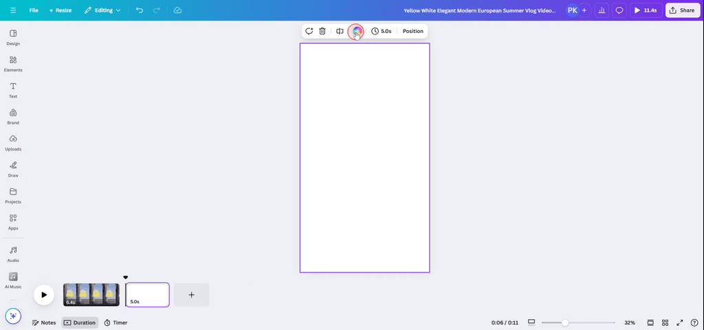 How to Fade Out Animation in Canva - 1 minute video guide