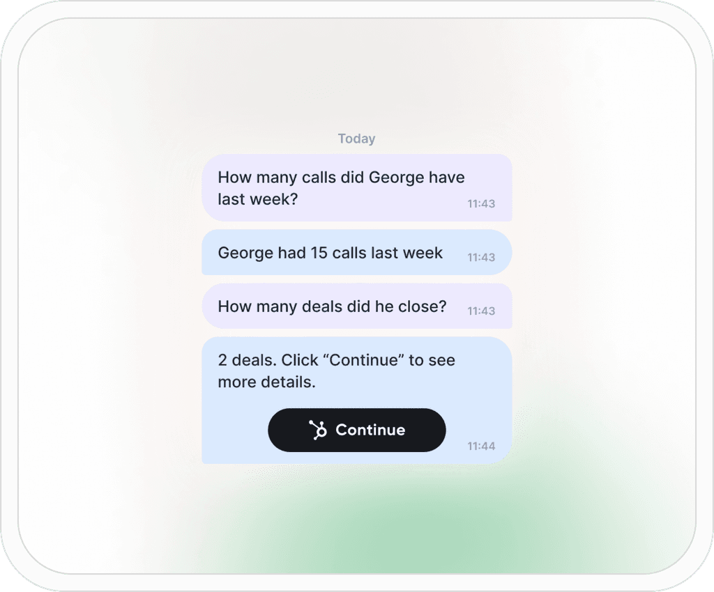 Update your CRM with Voice and Text | Hints CRM AI Assistant