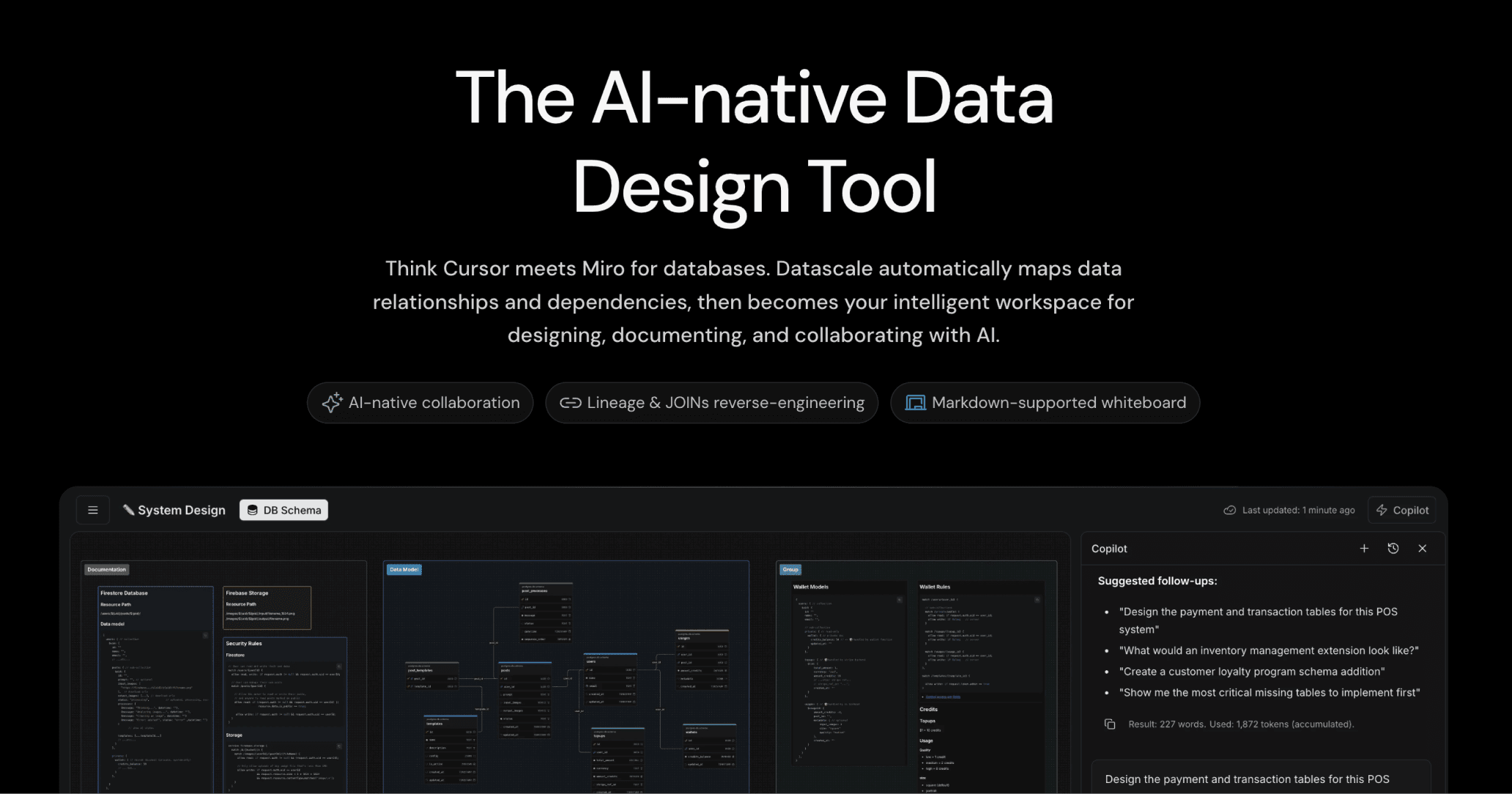 Datascale | The AI-Native Data Design Tool