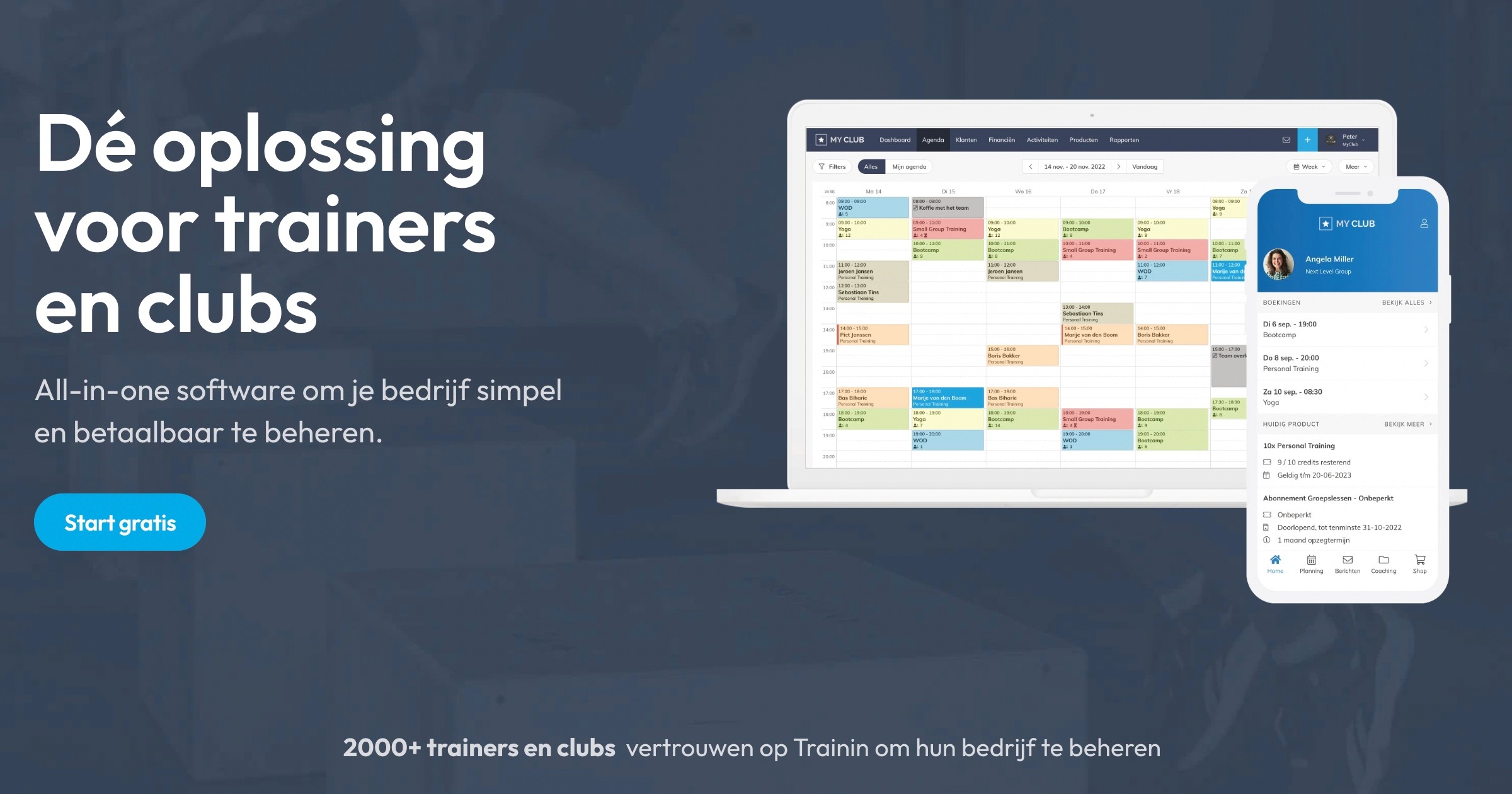 Agenda & inplannen | Trainin