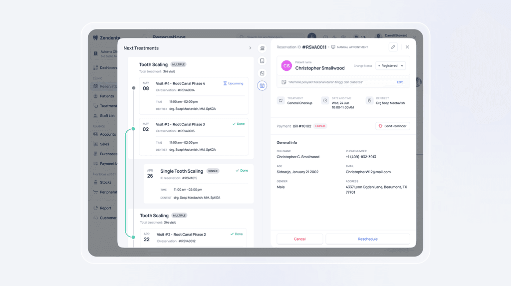 Zendenta - SaaS Dental Clinic Management Platform