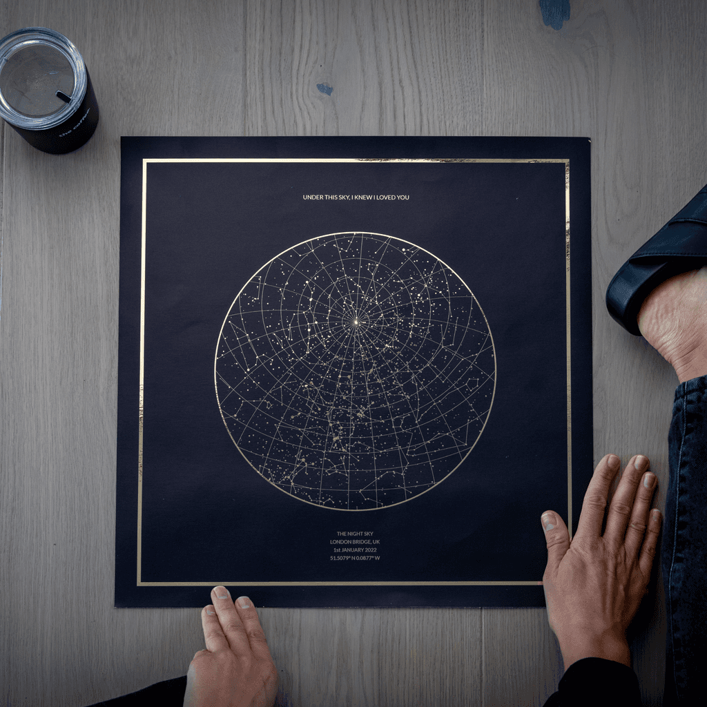 Star Map Prints | Your Custom Star Map Posters & Prints