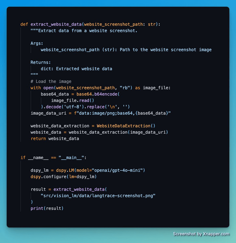Attribute Extraction from Images using DSPy - Langtrace