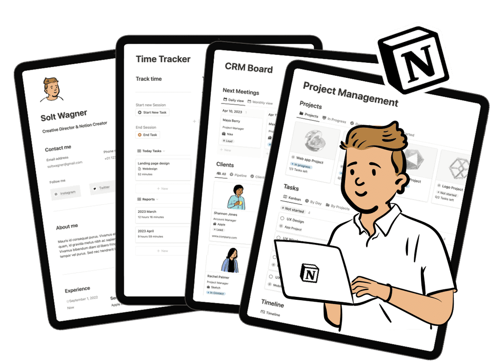 1000+ Best and Free Notion Templates - Solt Wagner