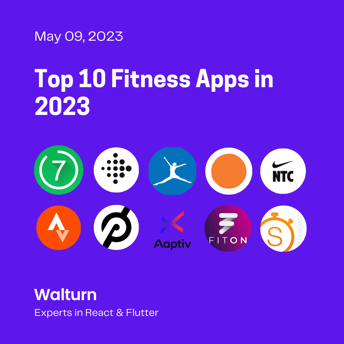 Top 10 Fitness Apps in 2023 - Walturn Insight