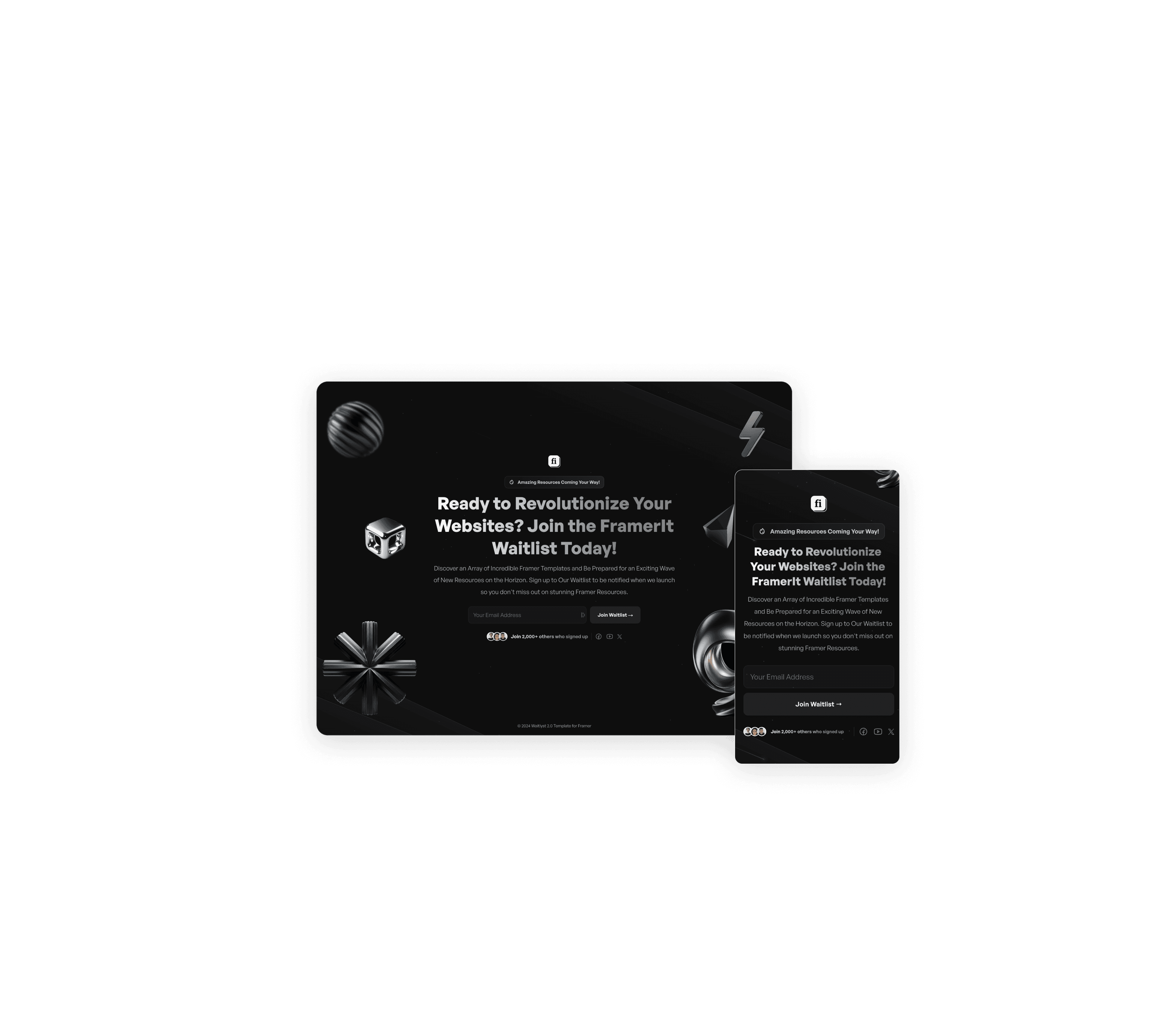 Waitlyst 2.0 - FramerIt