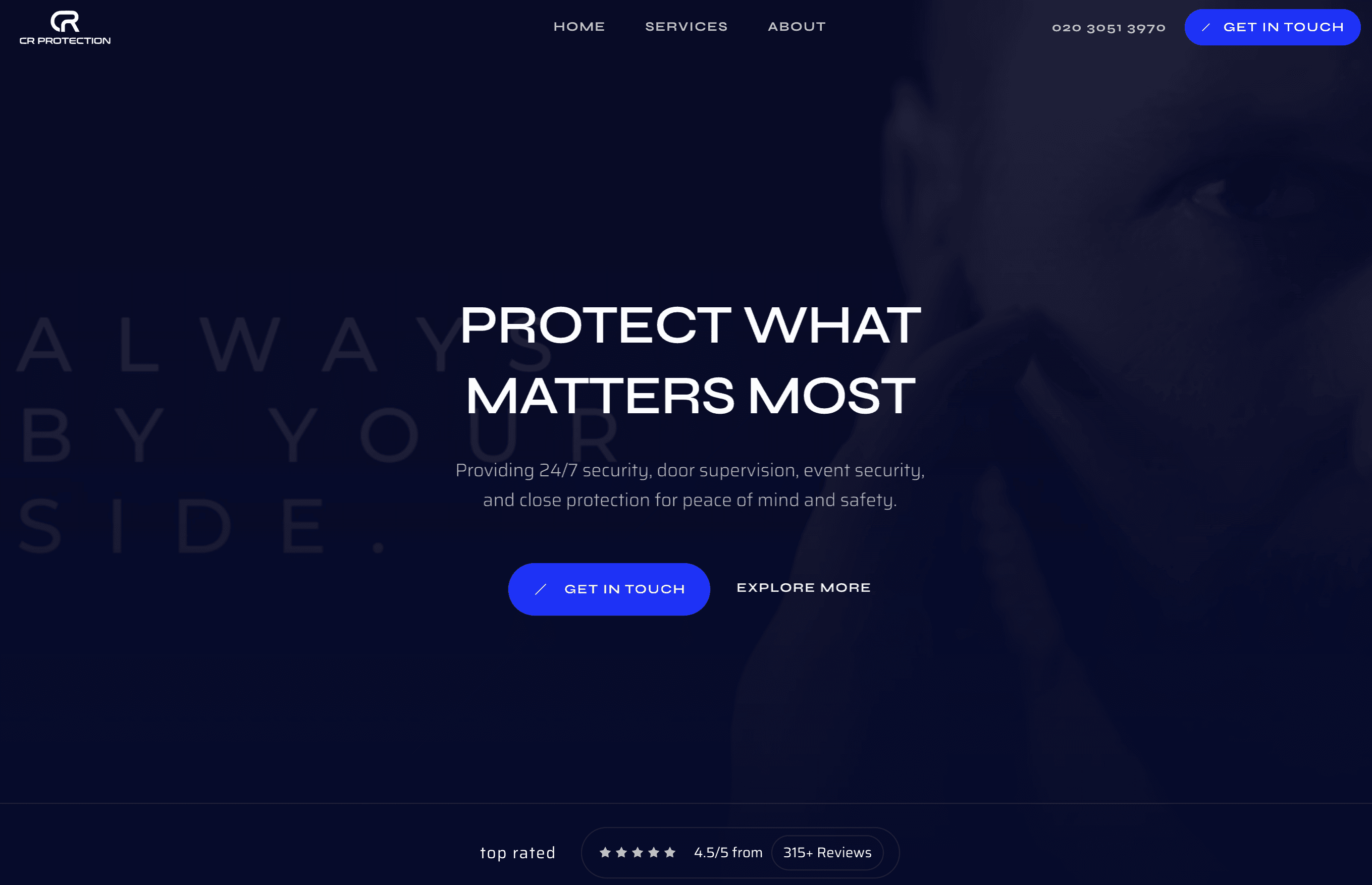 Close Personal Protection London | Professional Bodyguard Services – CR ...