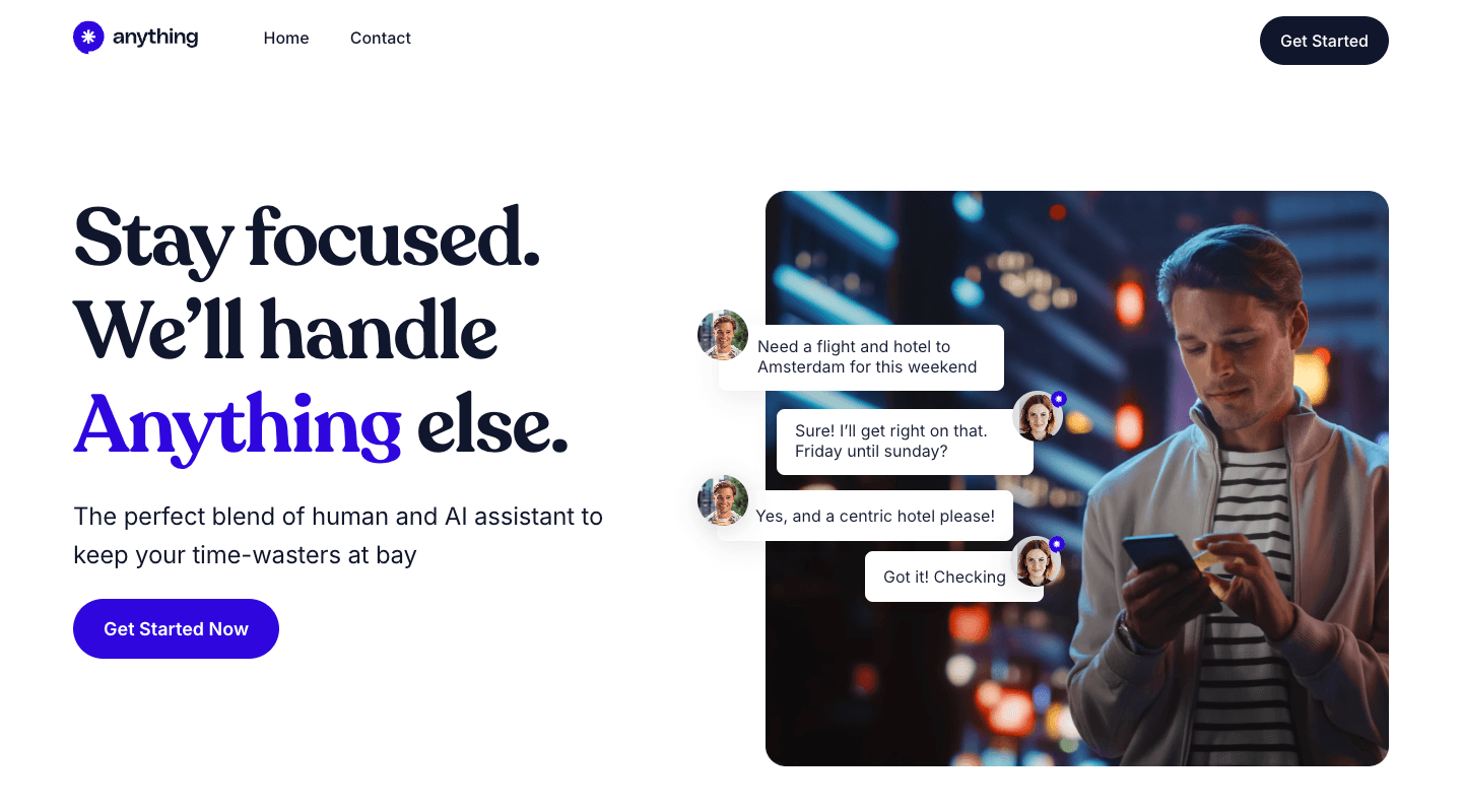 Anything - Personal Assistants with AI Superpowers