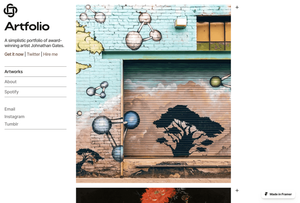 17 Best Free Framer Portfolio Templates [2025]