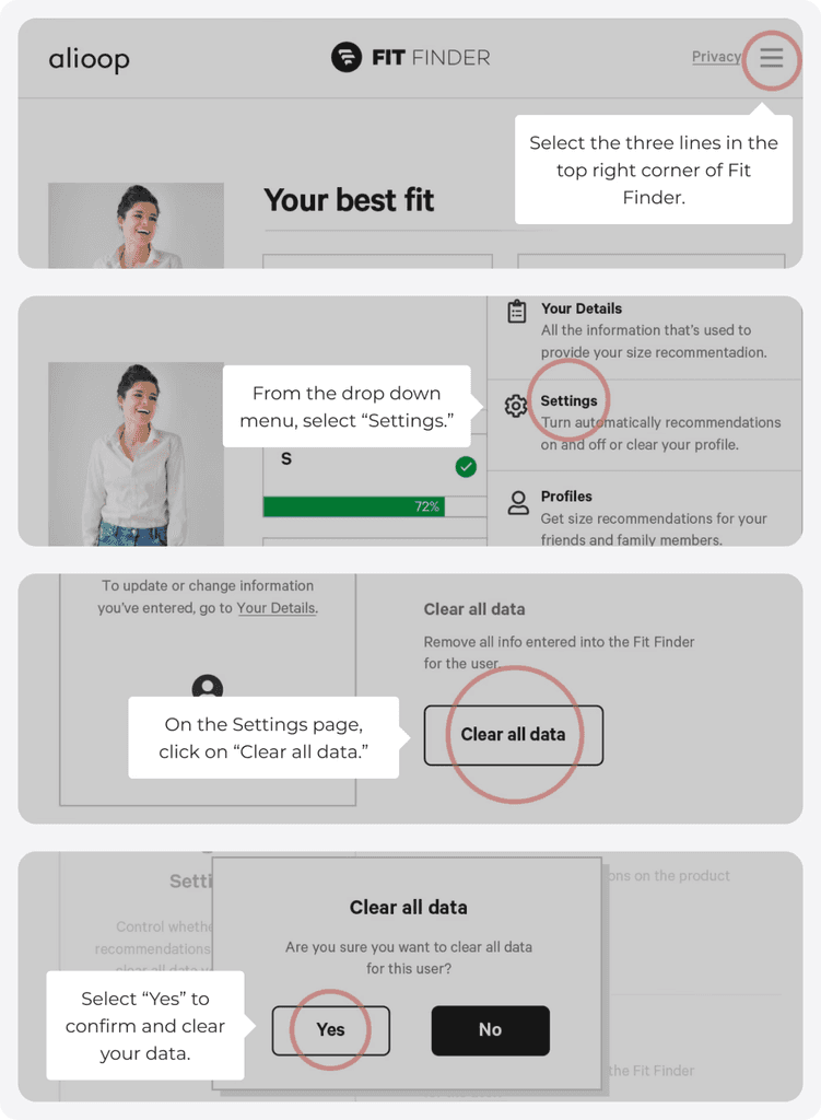 How to Use Fit Finder - Fit Analytics