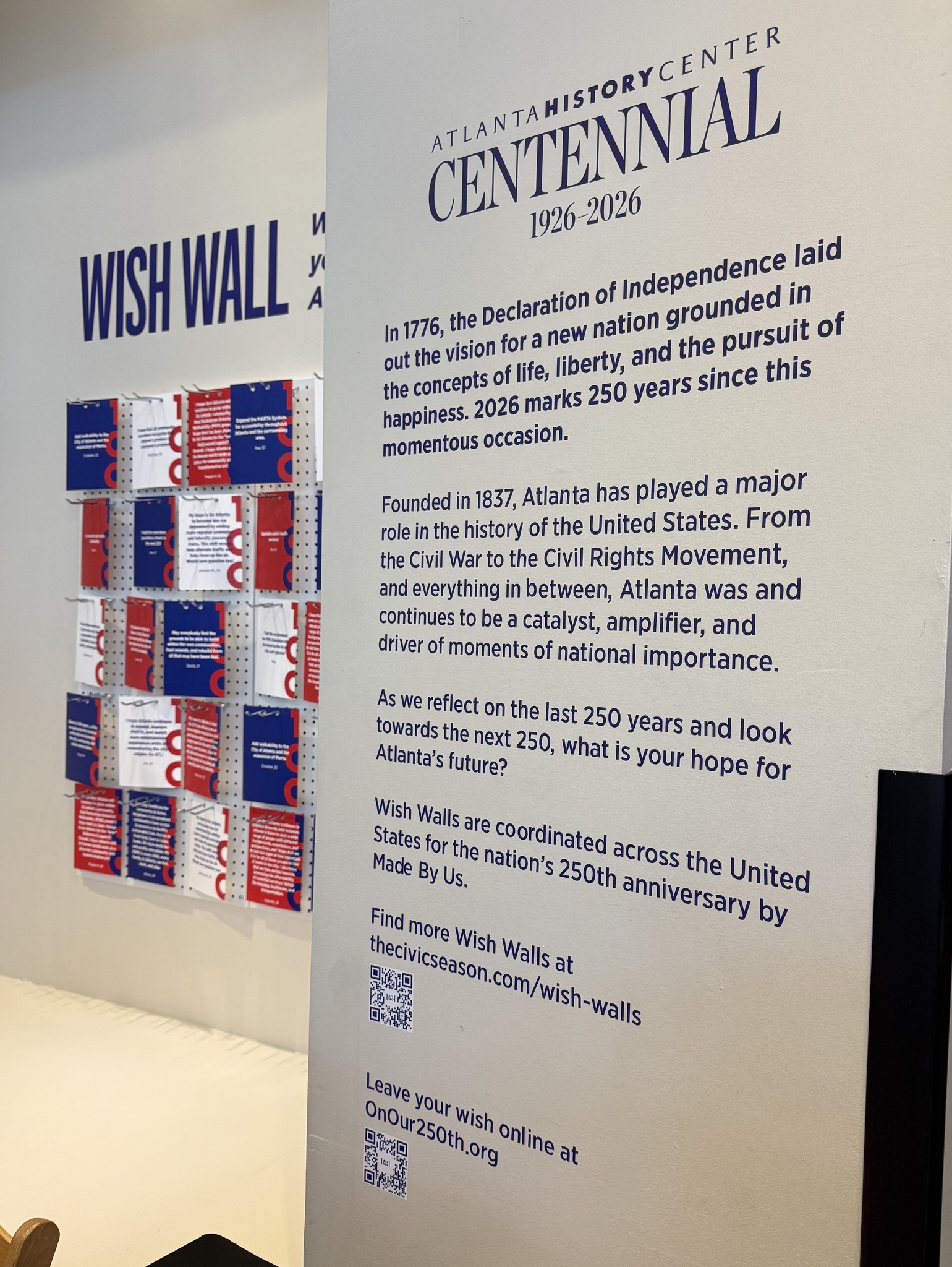 Wish Walls for America's 250th