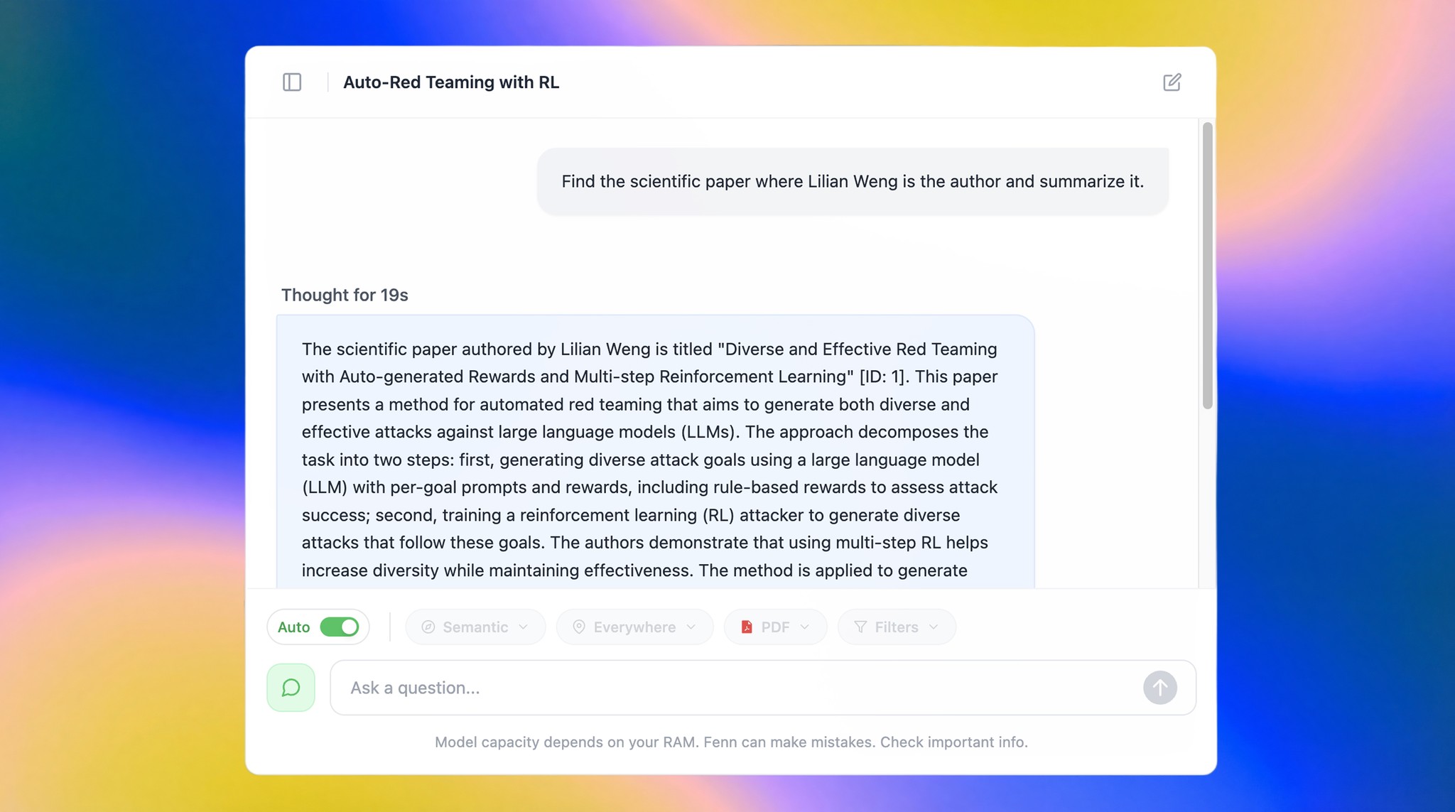 Fenn — Private AI that finds any file on macOS