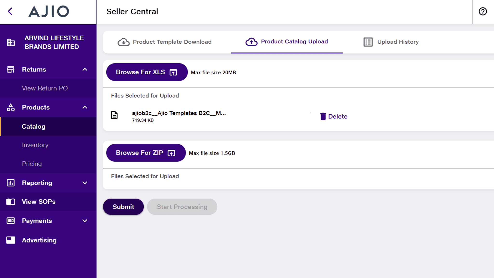 AJIO Seller Guide - Streamoid - Concept to Commerce