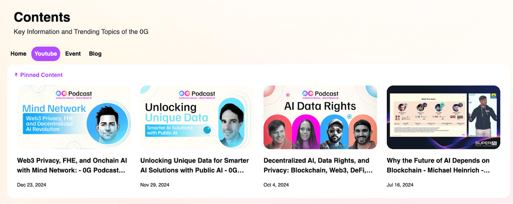 Introducing 0G Hub: Your Gateway to the 0G Ecosystem