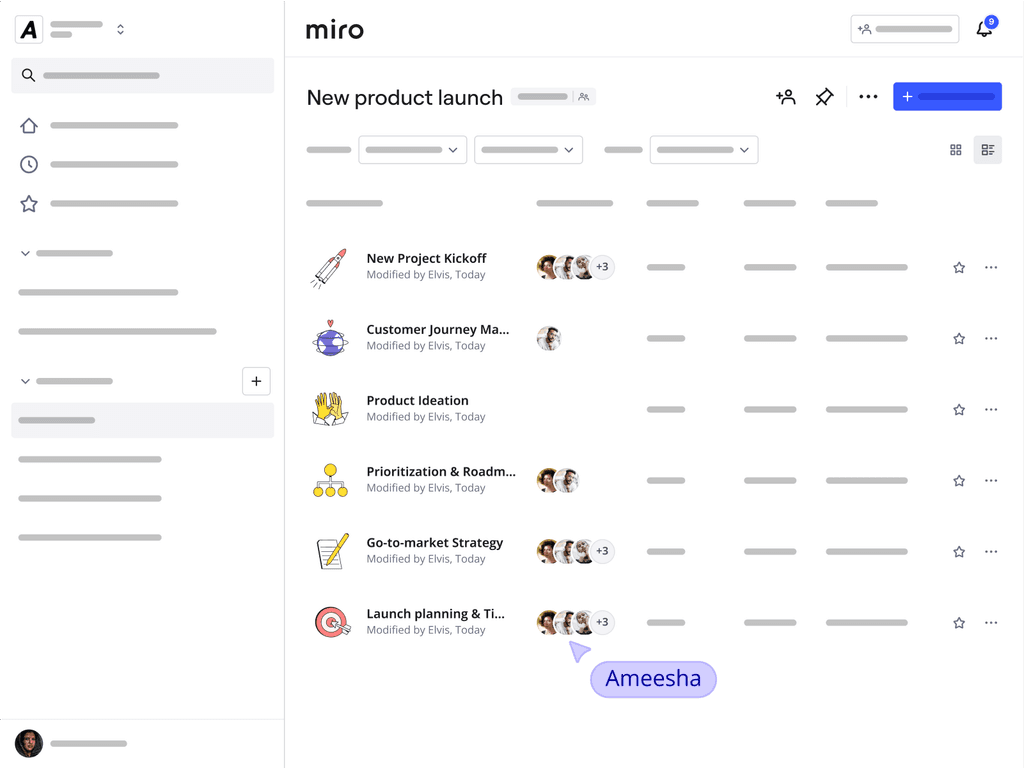 Organize Your Work with Miro Spaces | Miro
