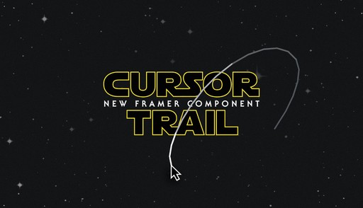 Cursor Trail Effect for Framer — Framer Resource