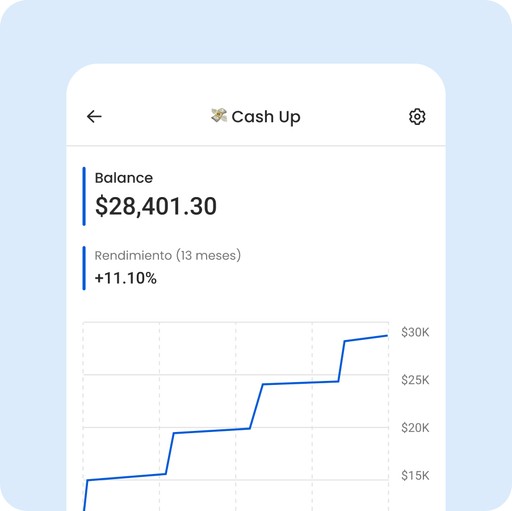 Cash Up | Una cuenta de ahorro con rendimiento - Fintual