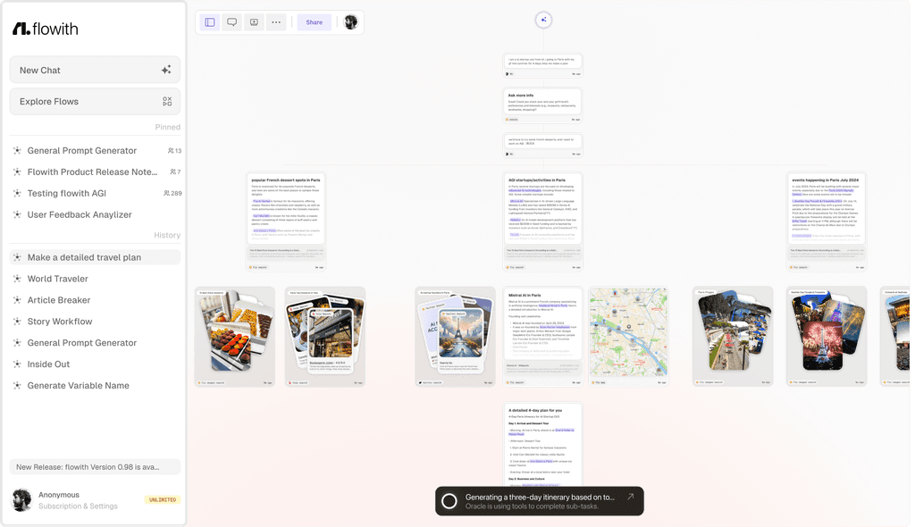 Flowith - AI for Deep Work