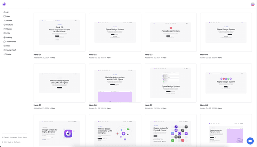 Blank: Figma UI kit and Design system