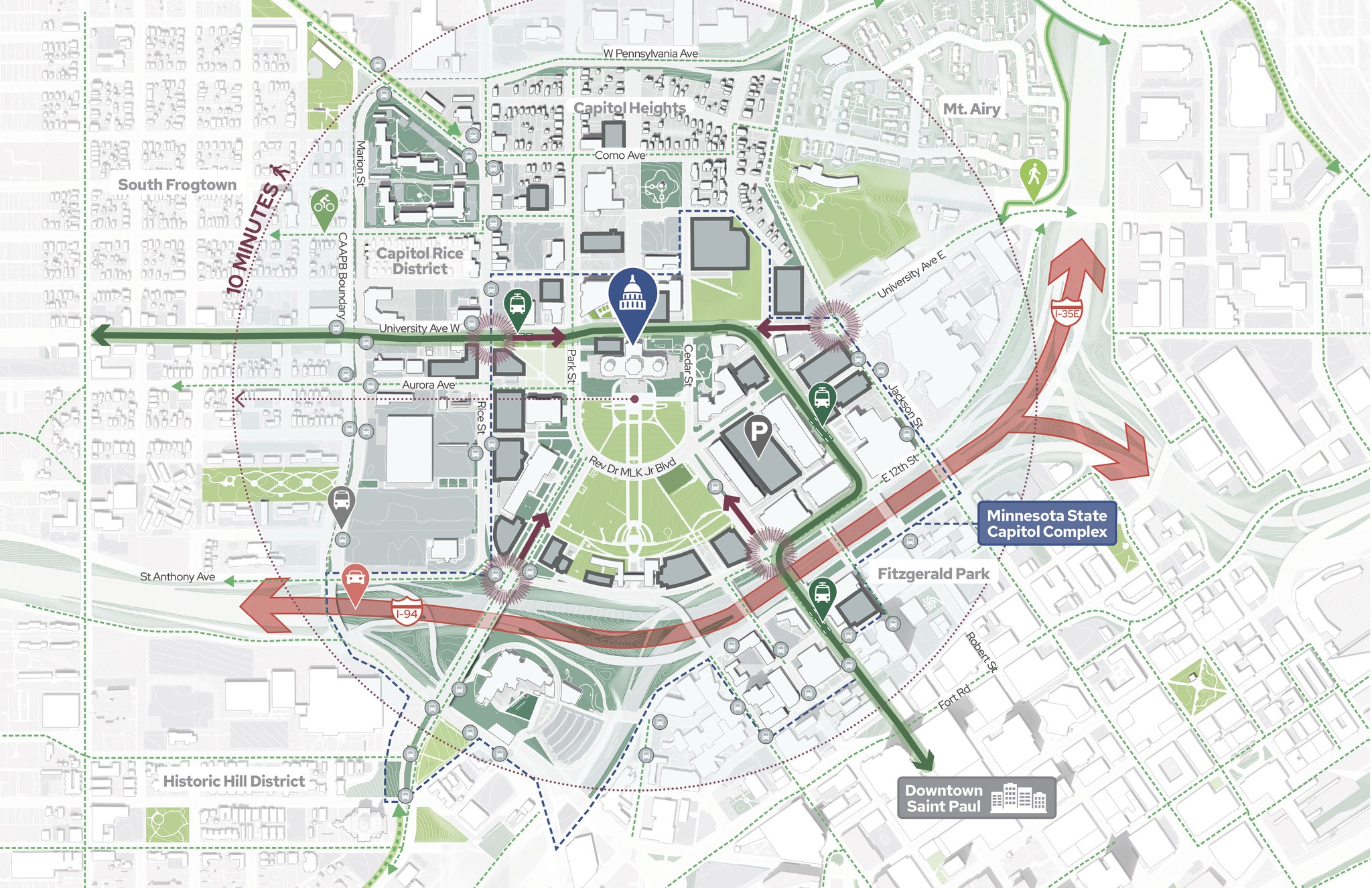 Minnesota State Capitol Mall Design Framework