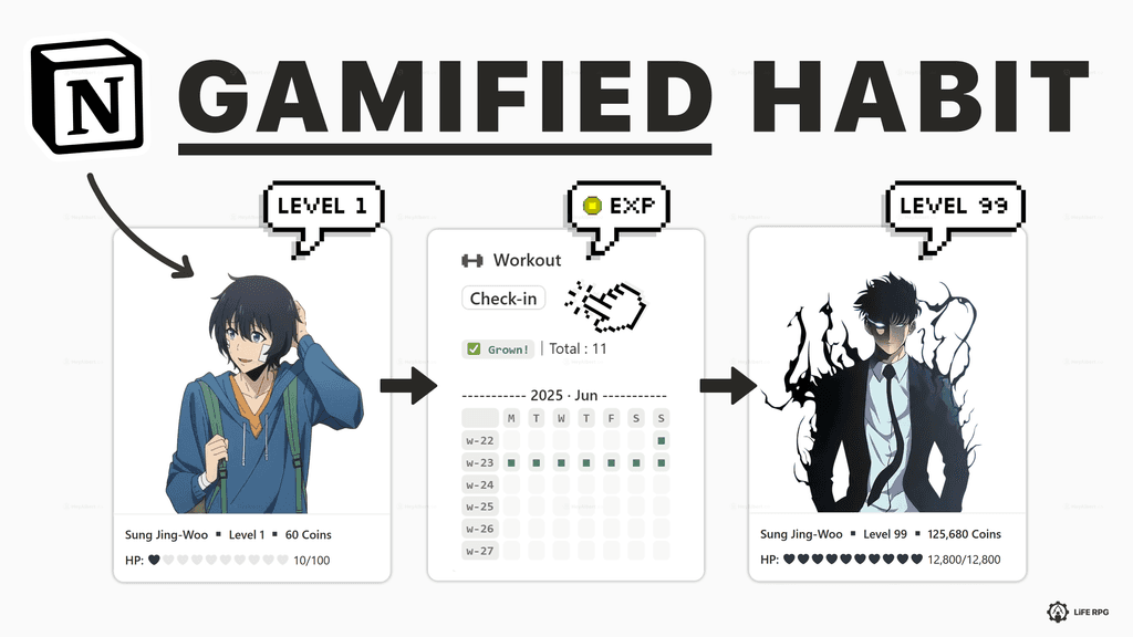 LiFE RPG Resources - Guides for Notion Gamification