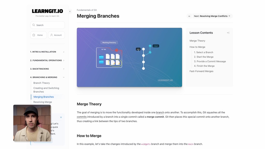 LearnGit.io | The better way to learn Git