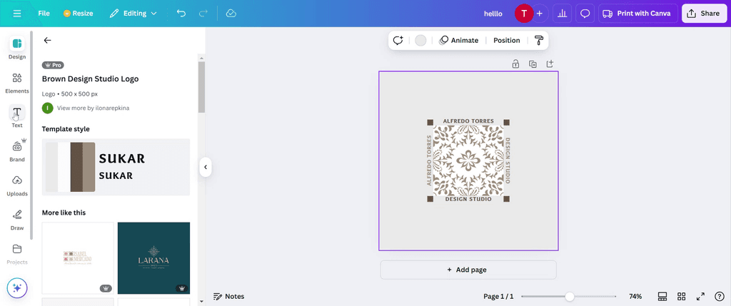 How to Add Page Numbers in Canva - 1 minute video guide