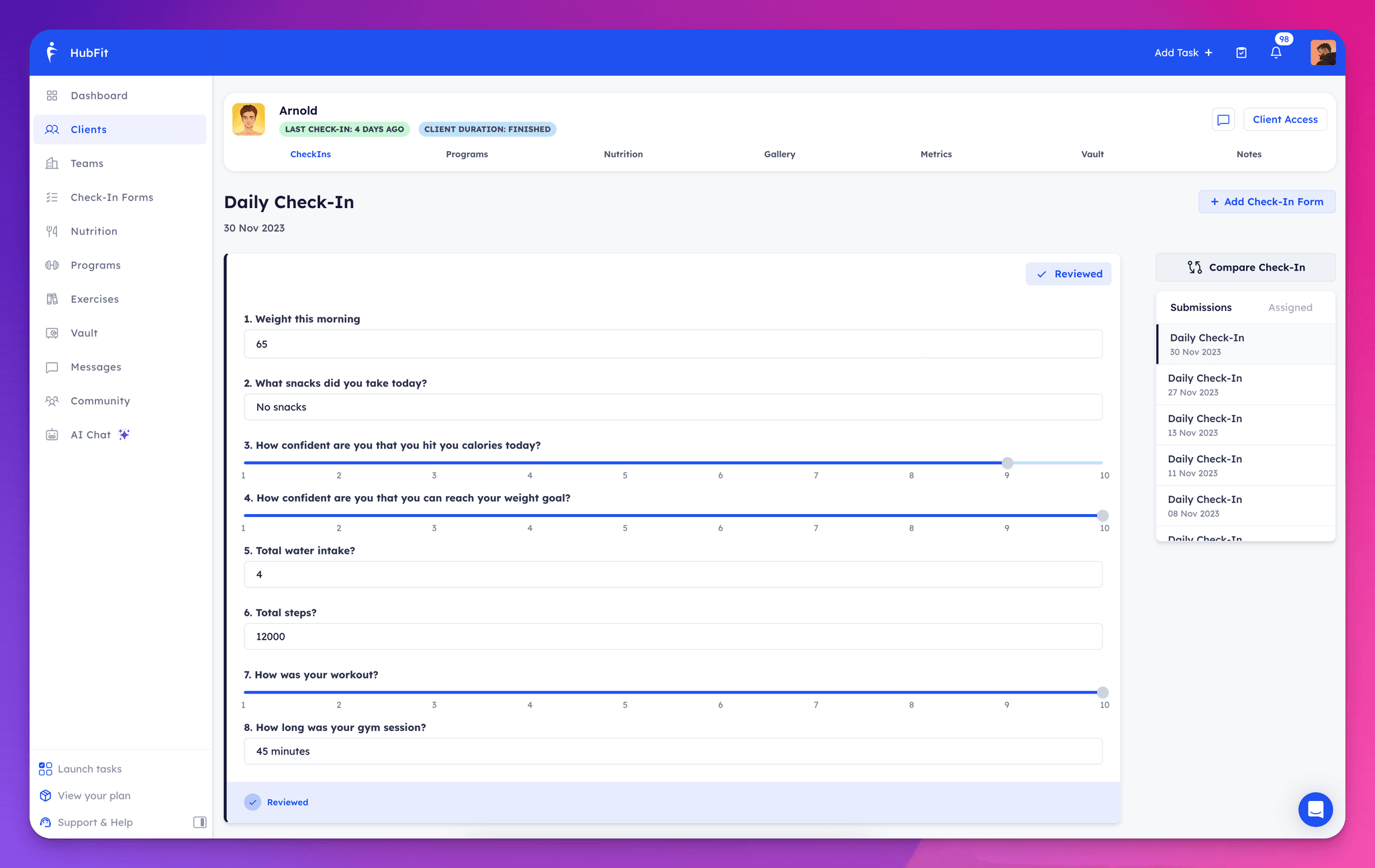 What Personal Training Platform has the Best Check-In System? | HubFit Blog