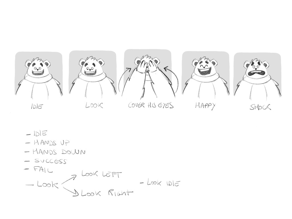 Animated login screen design