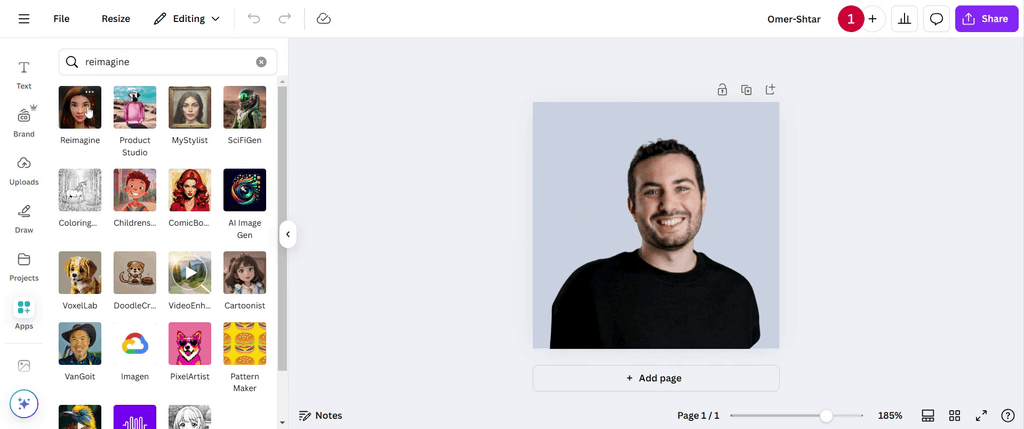 How to Cartoonize a Photo in Canva – Step-by-Step Guide - 1 minute ...