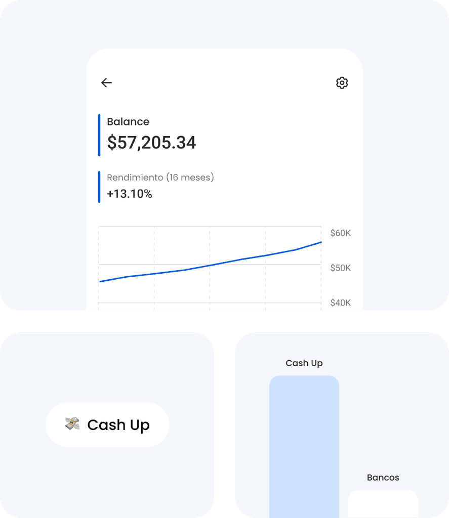 Cash Up | Una cuenta de ahorro con rendimiento - Fintual