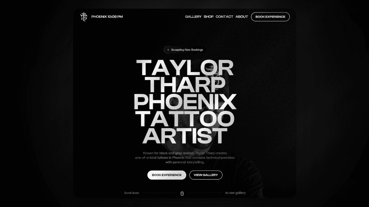 Taylor Tharp | Black & Grey Realism Tattoo Artist – Phoenix, AZ