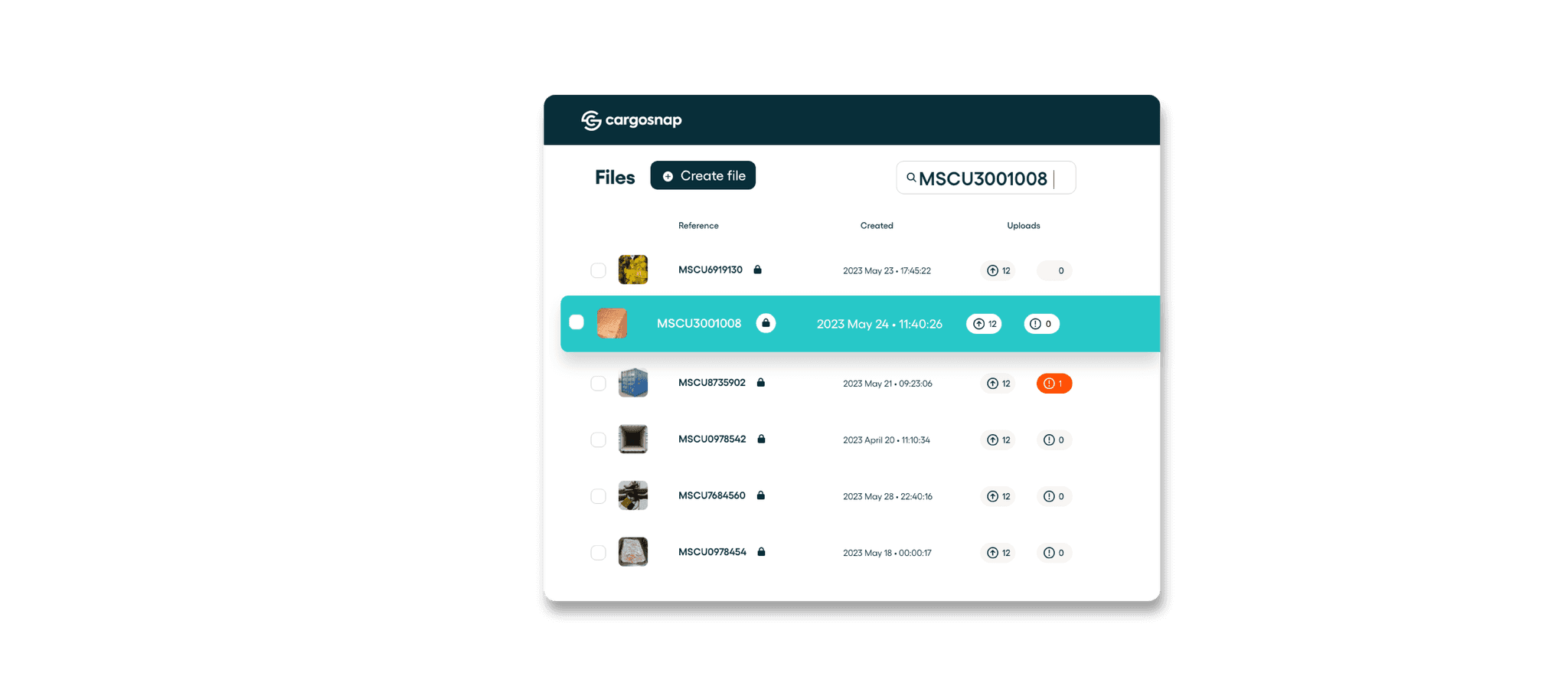 Cargo Inspection Software - Cargosnap