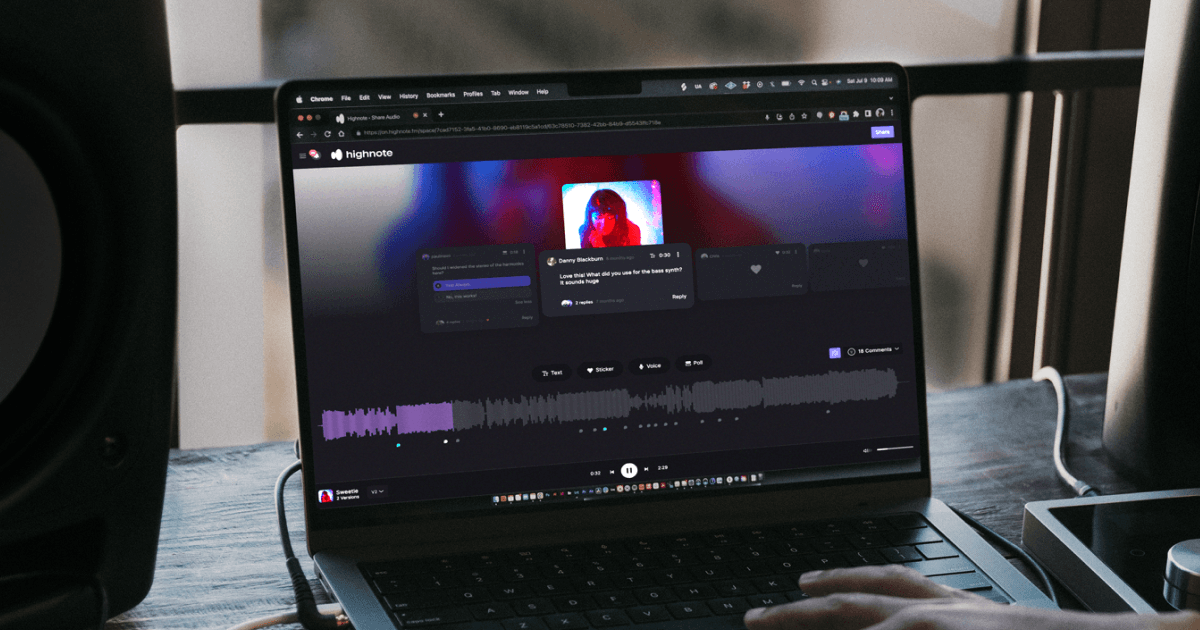 Highnote – Audio collaboration built for musicians