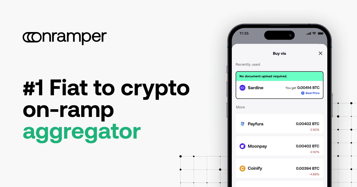 Get the industry-leading fiat-onramp widget.