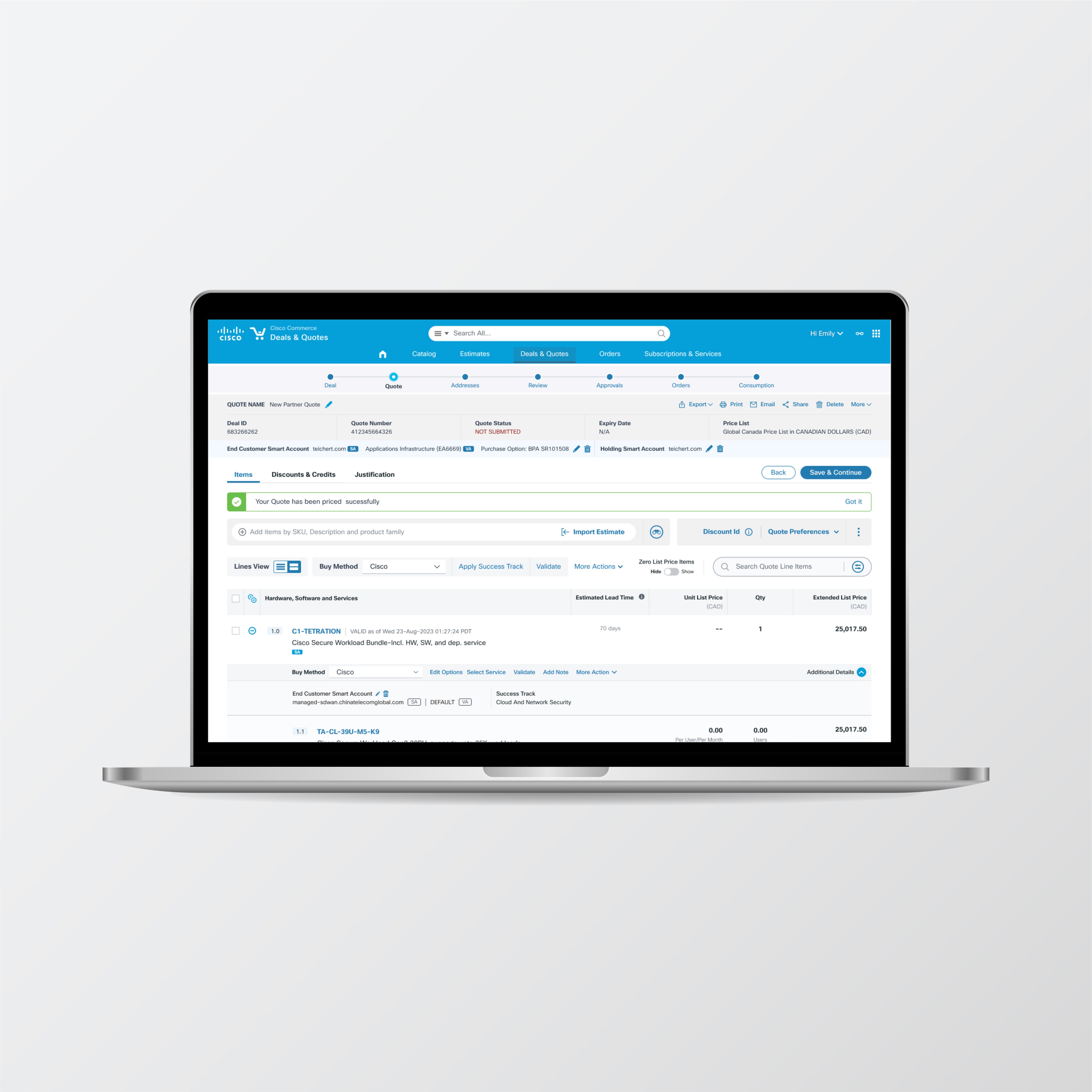 Cisco Commerce Workspace — case study by Khoa Nguyen
