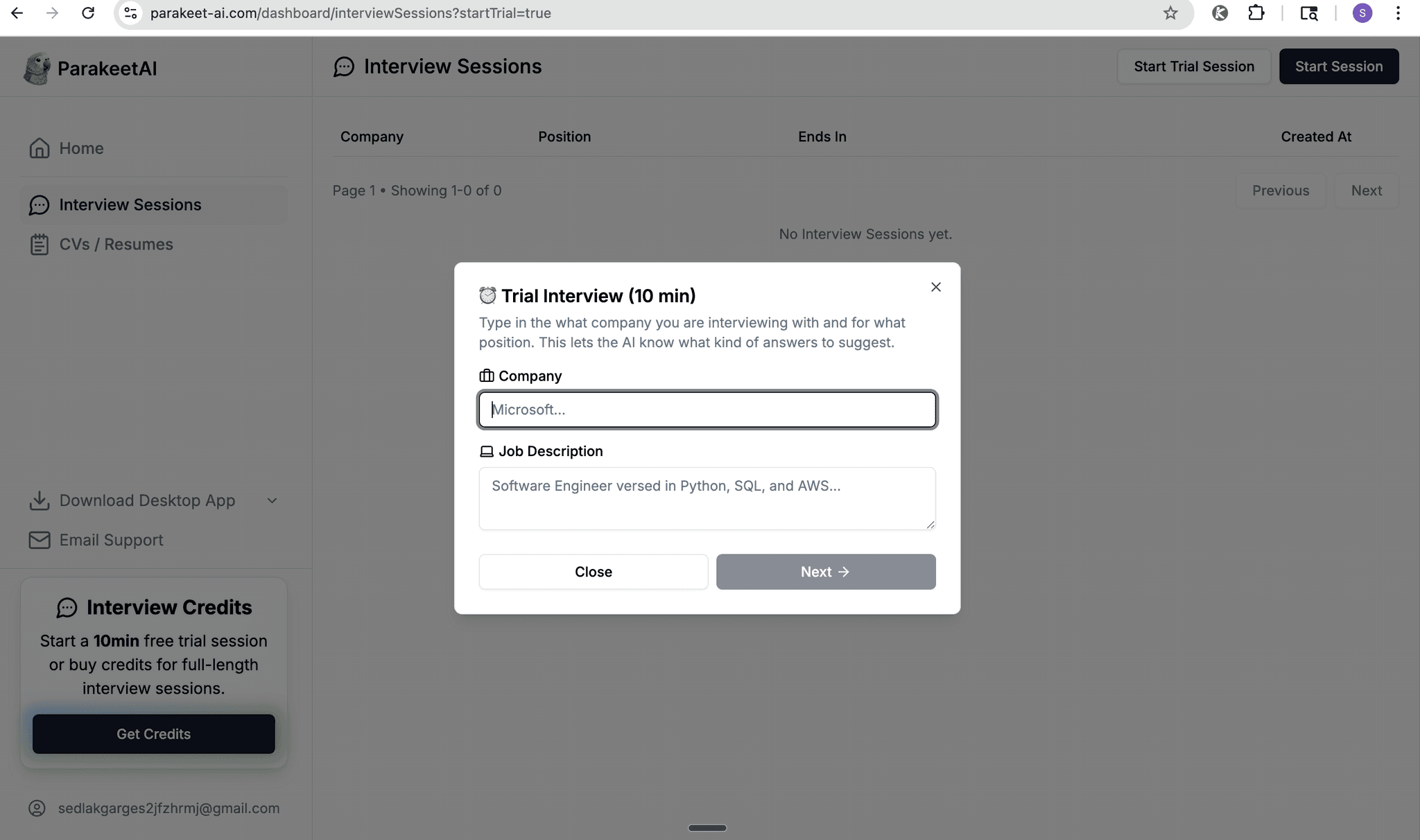 Parakeet AI Review 2025 - Interview Sidekick - AI-Powered Interview Assistant